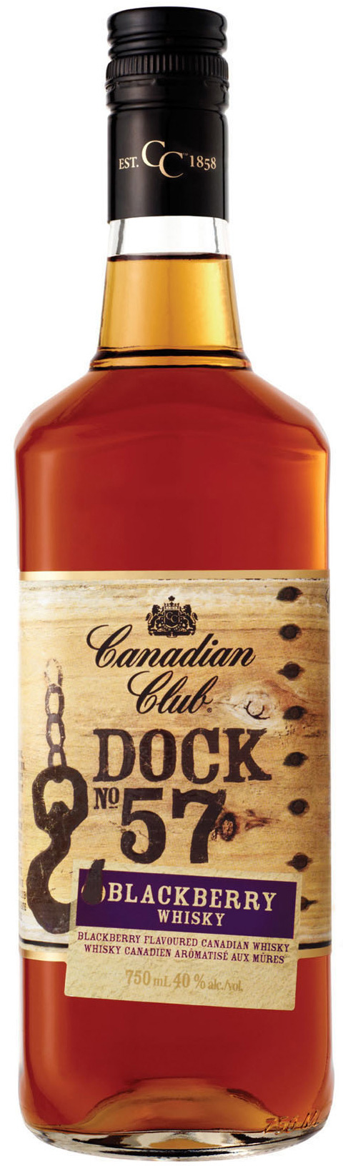 Canadian Club Dock 57 Blackberry Flavored Whisky 1L - The Whiskey Library