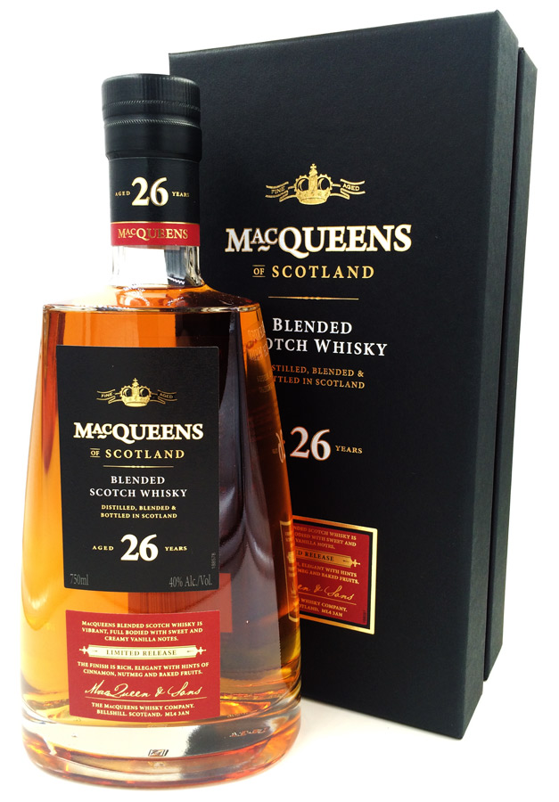 MacQueens 26 Year Old Blended Scotch Whisky 750ml - The Whiskey Library