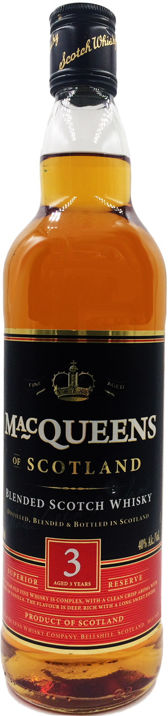 MacQueens 3 Year Old Blended Scotch Whisky 750ml - The Whiskey Library